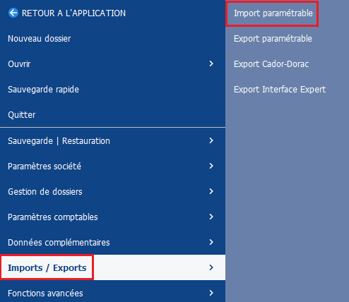 Importer un fichier txt ou csv – EBP Centre d'aide Maroc