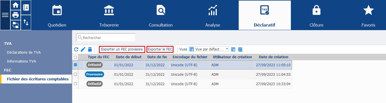 Générer un fichier FEC dans EBP Comptabilité – EBP Centre d'aide Maroc